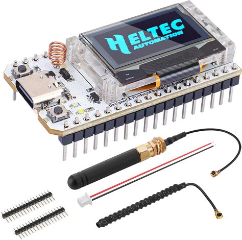 Esp32 Lora V3 Sx1262 Development Board With 096 Inch Oled Display 240mhz Cp2102 433