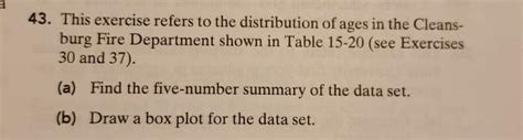 solved a 43 this exercise refers to the distribution of