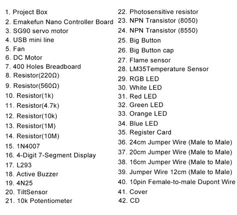 Geekcreit Strater Kit Voor Nano Project Met Servomotor Jumper Draad Ge