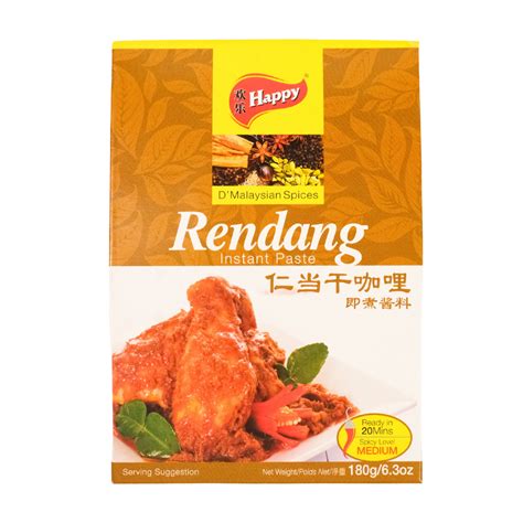 Happy Brand Rendang Paste 180g Bb 12 04 25 Just Go Shop