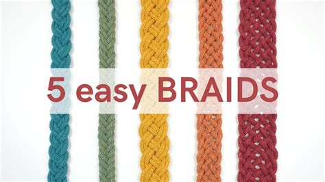learn 5 easy braid patterns for macrame you ll love how they look