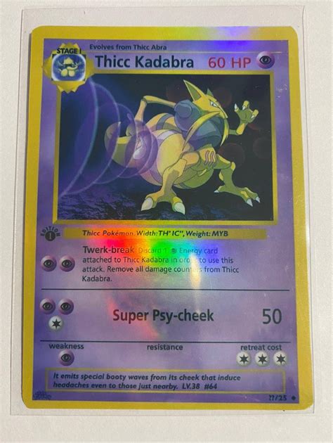 Kadabra Pokemon Card