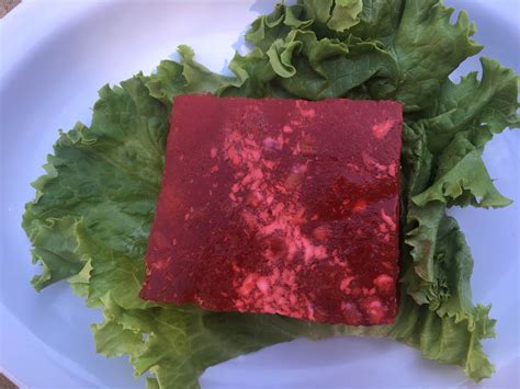 Strawberry Congealed Salad Prepared Salads Delightful Dishes