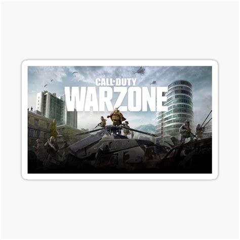 Copy Of Cod Warzone Soldier Developed Gaming Warzone Sticker By