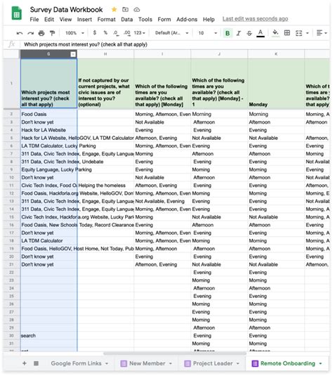 Building A Survey Reporting Dashboard Hack For La
