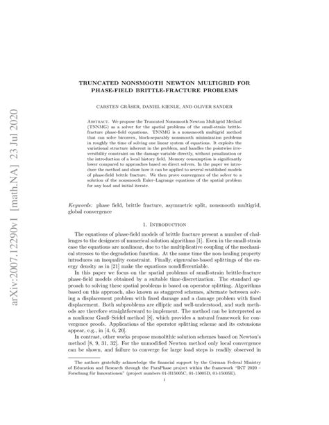 Truncated Nonsmooth Newton Multigrid For Phase Field Brittle Fracture