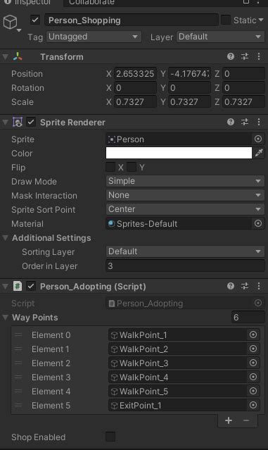 Adding Waypoint Array To A Prefab Runity2d