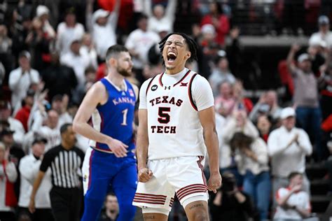 Darrion Williams Scores 30 Points On Perfect Shooting As Texas Tech Beats No 6 Kansas 79 50