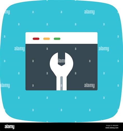 Vector Browser Settings Icon Stock Vector Image And Art Alamy