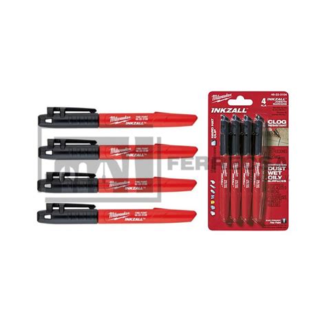 Marcadores Uso General 4 Pza Milwaukee 48 22 3104 Tienda Ferrecsa