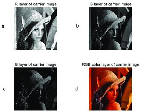 Layered Simulation Of Color Carrier Image Embedded With Watermark Download Scientific Diagram