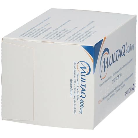 Multaq 400 Mg Filmtabletten 100 St Mit Dem E Rezept Kaufen Shop Apotheke