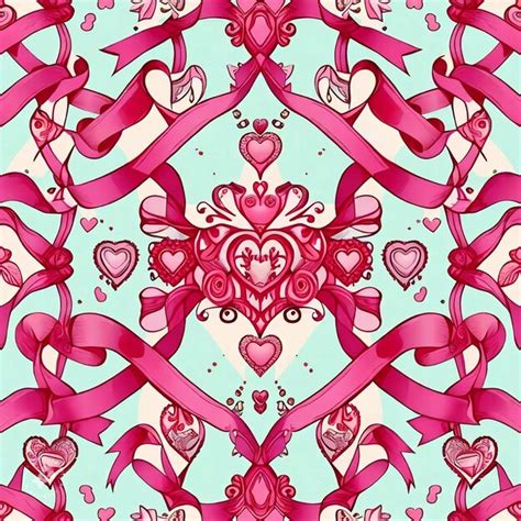 Pink Ribbon Pattern Printable Stencils Pictures Freepik