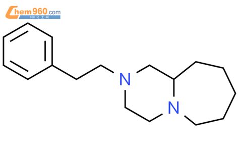 88327 79 1 Pyrazino[1 2 A]azepine Decahydro 2 2 Phenylethyl 化学式、结构式、分子式、mol、smiles 960化工网