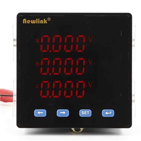 B2b Smart Three Phase Voltage Current Active Power Factor Frequency