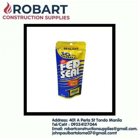 Fedseal Elastomeric Sealant Tipid Pack Multi Purpose Sealant Commercial And Industrial