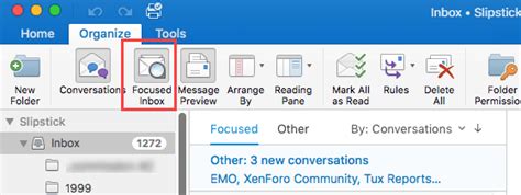 Focused Inbox In Outlook Desktop Slipstick Systems