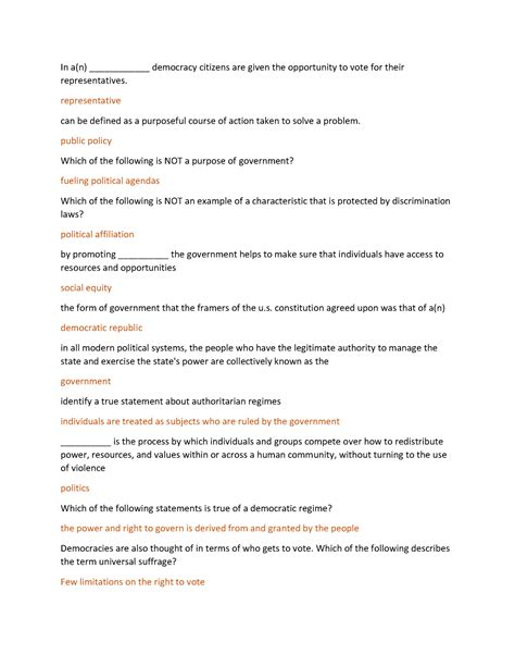 POLS 1301 Unit 1 Lecture Ask The Expert Quiz In A N