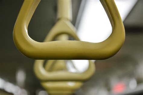 Premium Photo Closeup Train Handle