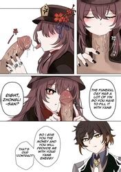Contract A Hu Tao X Zhongli Hentai Comic