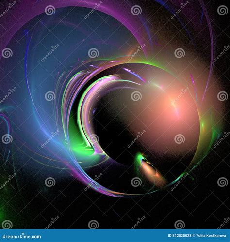 Simple Multicolor Abstract Pattern On Black Background Wallpaper Stock Illustration