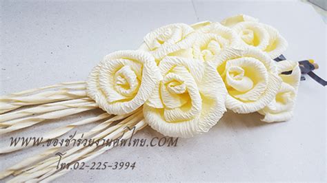 ของชำร่วยงานศพ ดอกไม้จันทน์และช่อเชิญงานศพ สำหรับแขกที่มาร่วมงาน ดอกไม้จันทน์เคารพศพ พับลาย