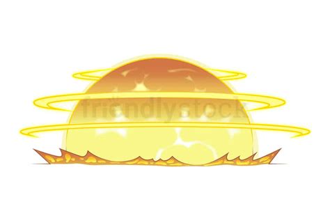 Nuclear Explosion Cartoon Clipart Vector Graphic Friendlystock