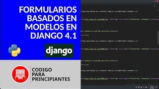 Generación de formularios basados en modelos con django Doovi