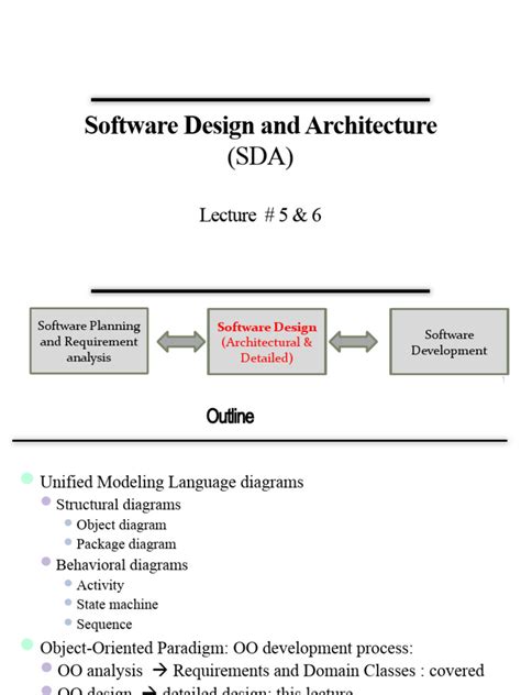 Sda Lecture 5 And 6 Pdf Class Computer Programming Use Case