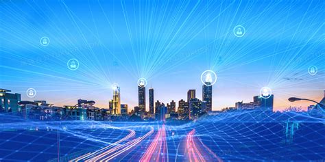 科技互联网数据信息联网城市背景背景图片素材免费下载熊猫办公