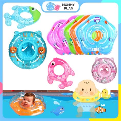 Inflatable Baby Seat Float Security Swimming Neck Ring Pelampung Pool Float Seat Shopee Malaysia