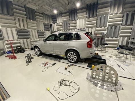 The Vehicle Volvo Xc90 Under Test On The Chassis Dynamometer Download Scientific Diagram