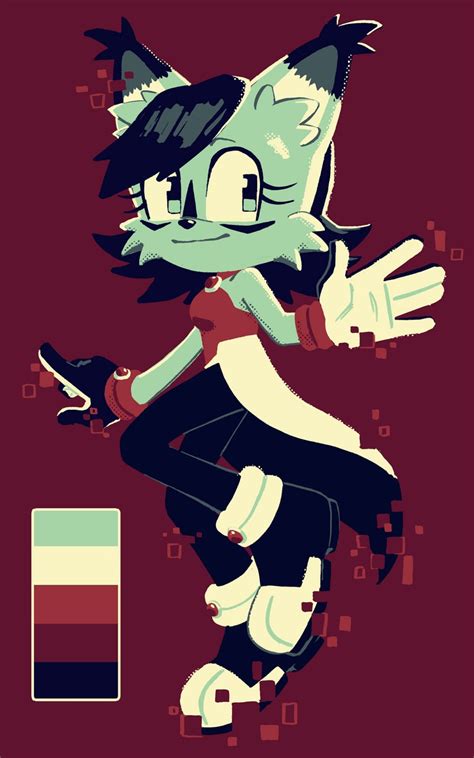 Nicole The Holo Lynx Sonic Drawn By Lemonlumens Danbooru