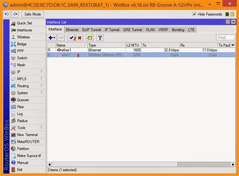 Setting Mikrotik Groove AP BRIDGE