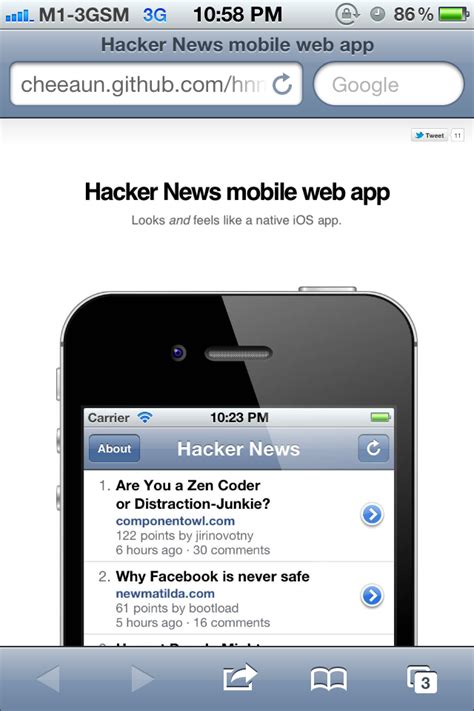 building hackerweb for ios lim chee aun