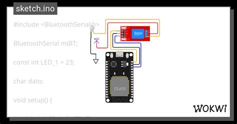 Espcodigo4bluetoothled2 Wokwi Esp32 Stm32 Arduino Simulator