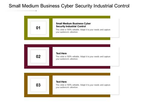 Small Medium Business Cyber Security Industrial Control Ppt Powerpoint Presentation Ideas Format