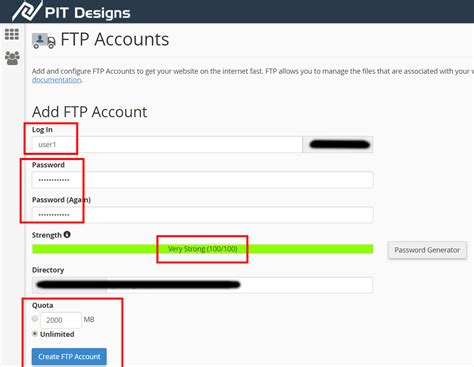 How To Manage Ftp Accounts In Cpanel Pit Designs
