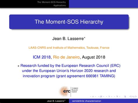 The Moment Sos Hierarchy Speaker Deck