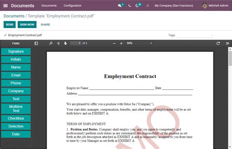 Odoo Document Module Odoo V Enterprise Edition Book