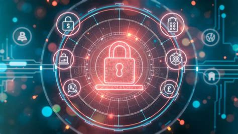 Cyber Security And Information Safety Concept 3d Rendering Toned Image