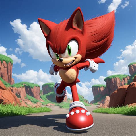 Red Sonic The Hedgehog By Apathetikknz On Deviantart