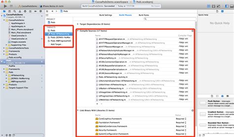使用cocoapods（一）为项目配置第三方类库 ios项目build setting怎么看依靠了哪些第三方库 csdn博客