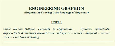 Engineering Graphics Notes Way To Polytechnic