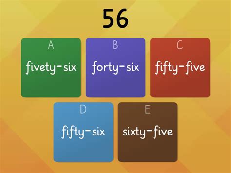 Numbers Till 100 Quiz