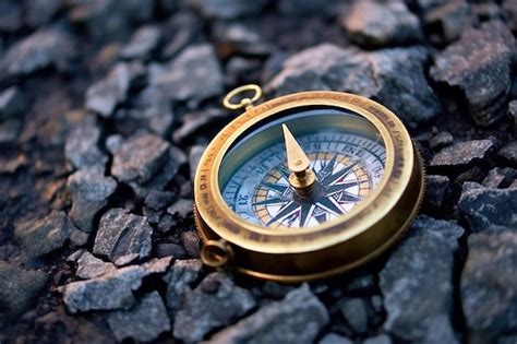 Premium Ai Image Create An Image Of A Broken Compass Ai Generated