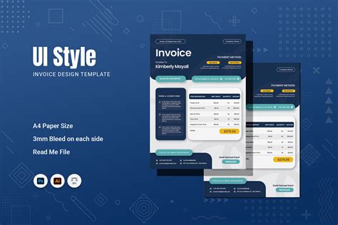Ui Style Invoice Graphic By Fannanstudio · Creative Fabrica