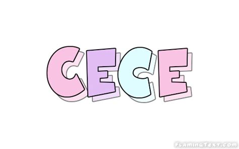 Cece Logo Free Name Design Tool From Flaming Text
