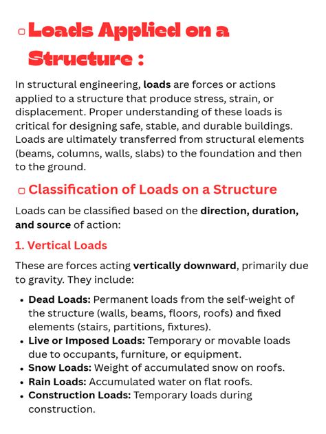 Understanding Structural Loads In Engineering Pdf Structural Load