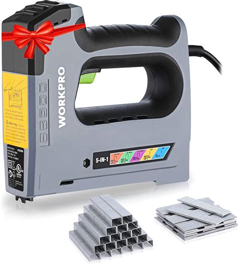 Nail Gun For Wood Workpro 5 In 1 Electric Staple Gun Corded Brad
